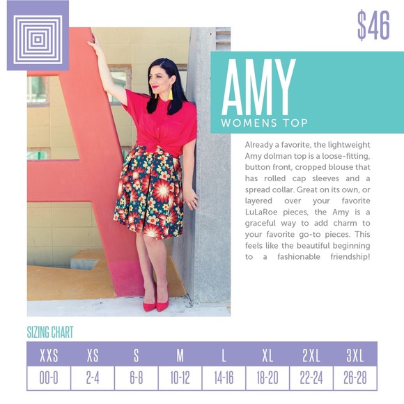 LuLaRoe | Tops | Lularoe Amy Blouse | Poshmark